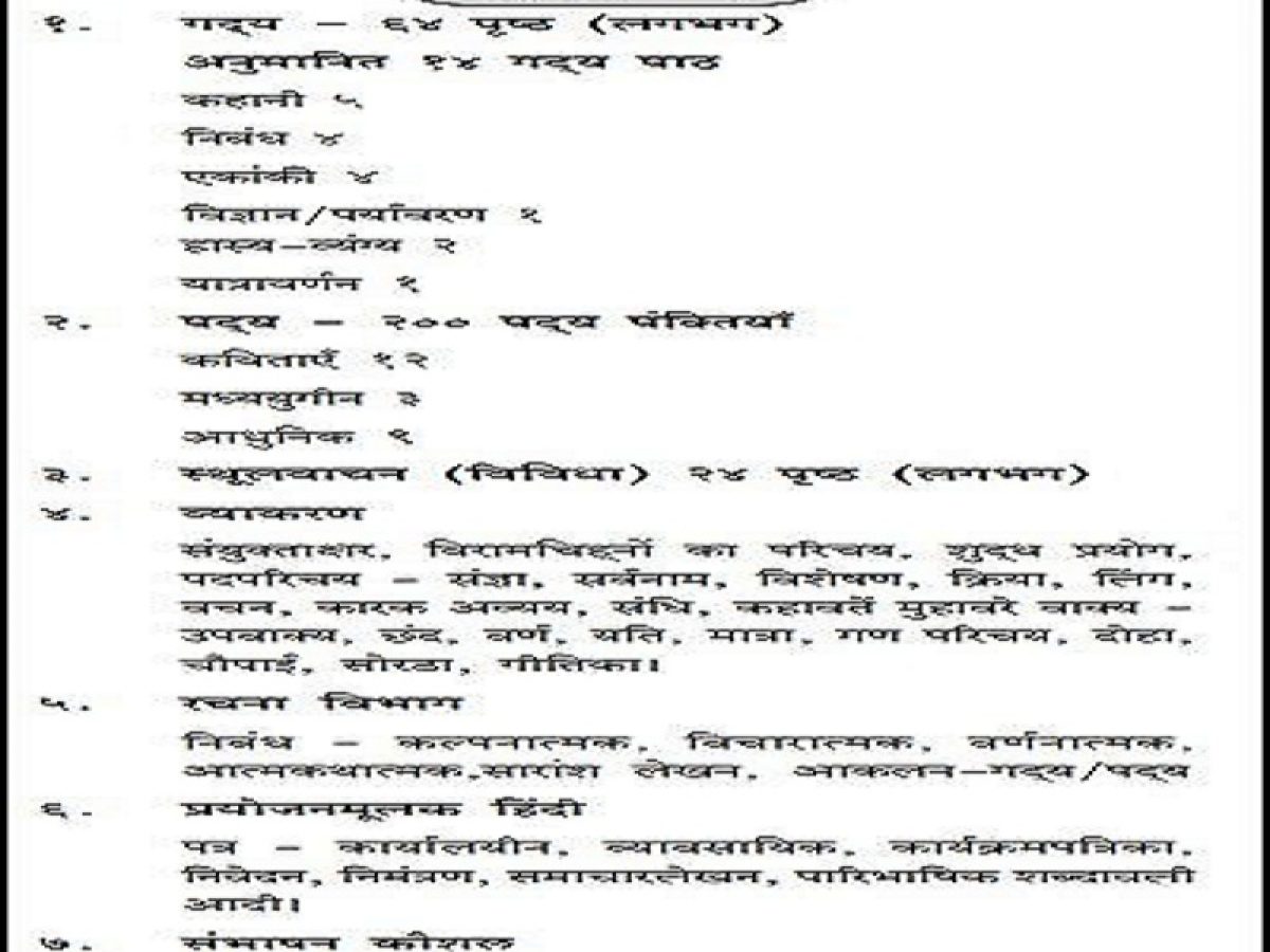 Maharashtra Board Model Paper 2021 Class 12Th Pdf Marathi - Maha board ...